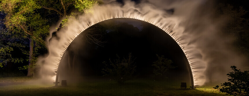 Jardins de lumière 2025 au Jardin botanique